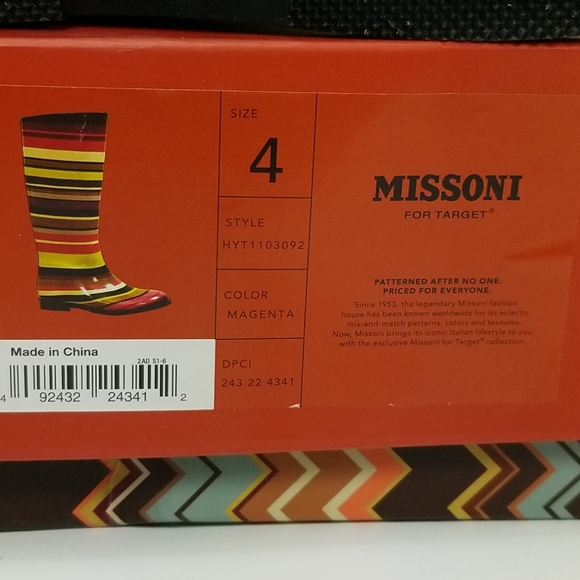 Missoni for Target | Shoes | Missoni For Target Limited Edition Rain ...